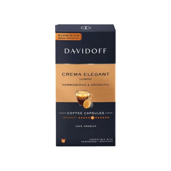 Davidoff Crema Elegant - 10 Capsules - Nespresso Capsules in Egypt